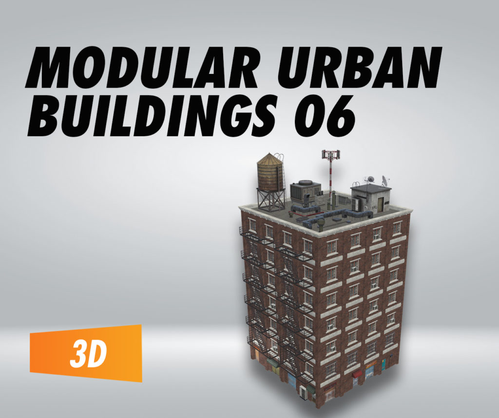 Modular Urban Building 06 – Filebase for Unity