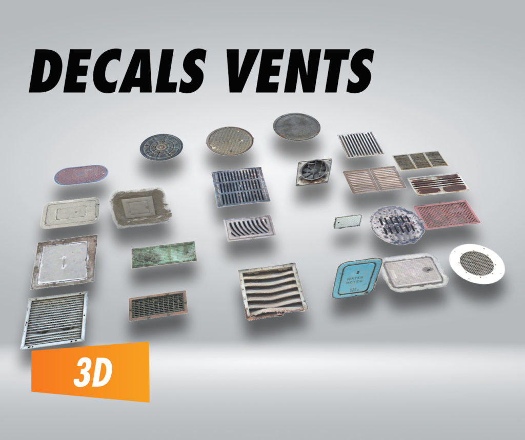 Decal – Vents – Filebase for Unity