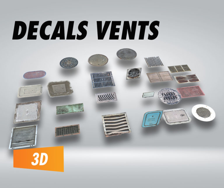 Decal – Vents – Filebase for Unity
