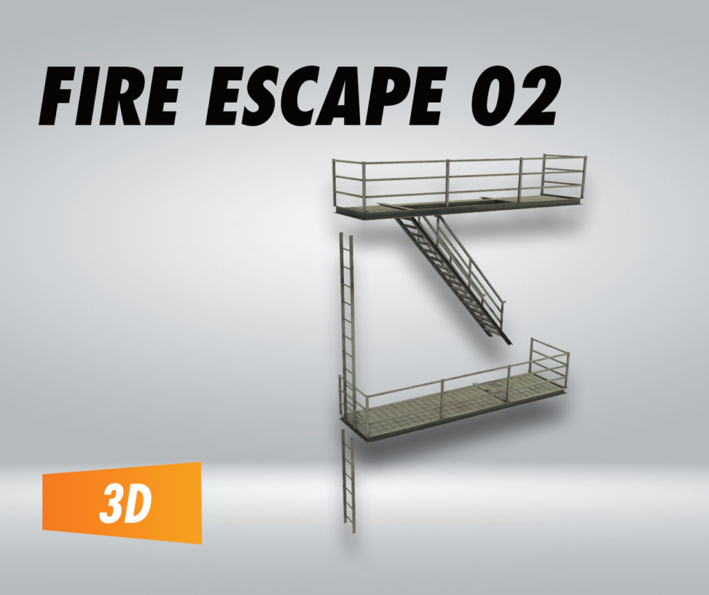 Fire Escape 02 – Filebase for Unity