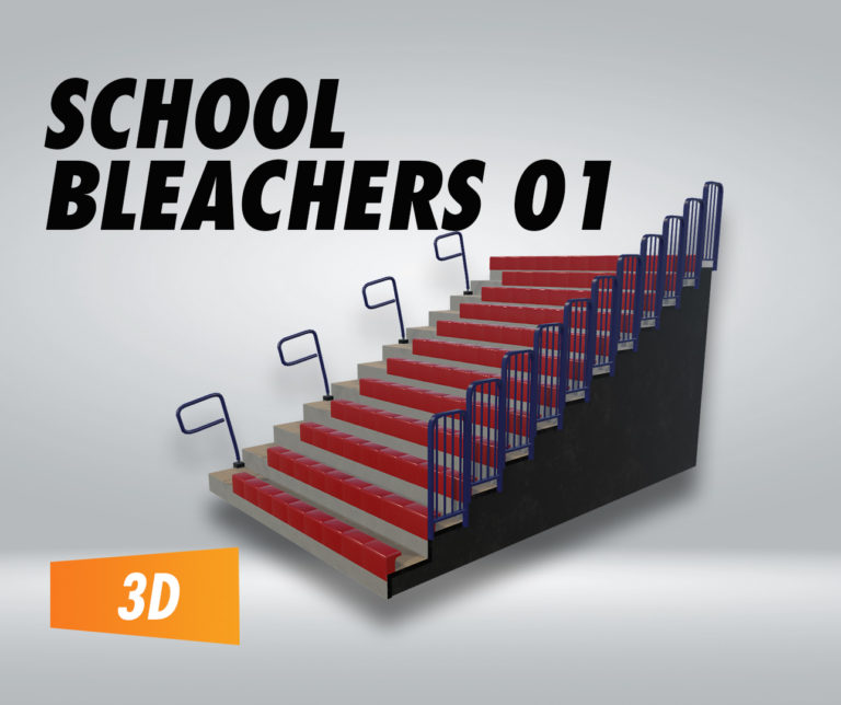 School Bleachers 01 – Filebase for Unity