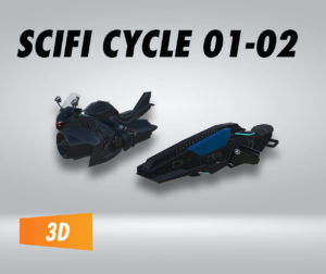 Scifi Cycles 01-02 – Filebase for Unity