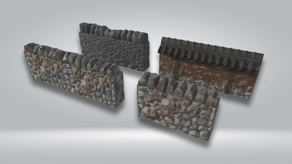Stone Walls 01-04 – Filebase for Unity