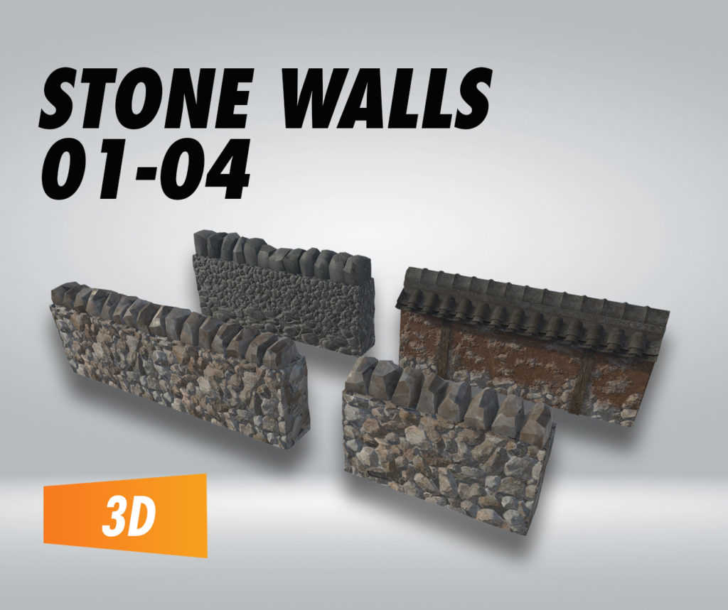Stone Walls 01-04 – Filebase for Unity