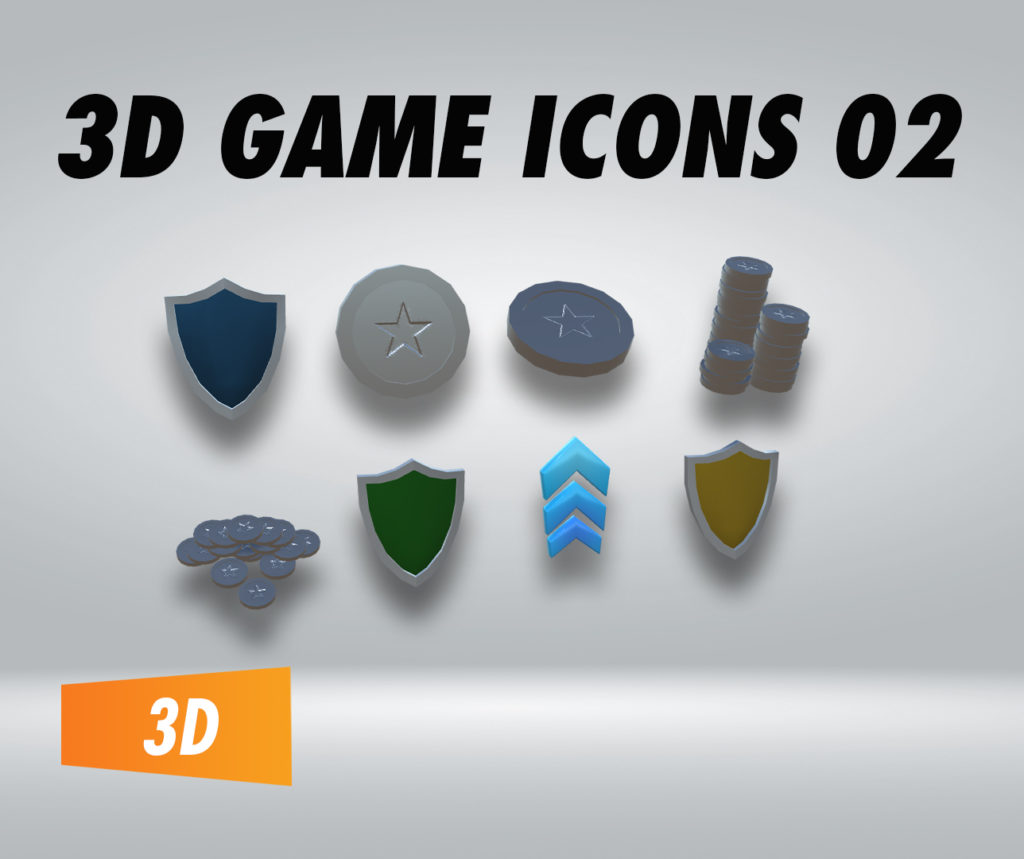 3D Game Icons 02 – Filebase for Unity