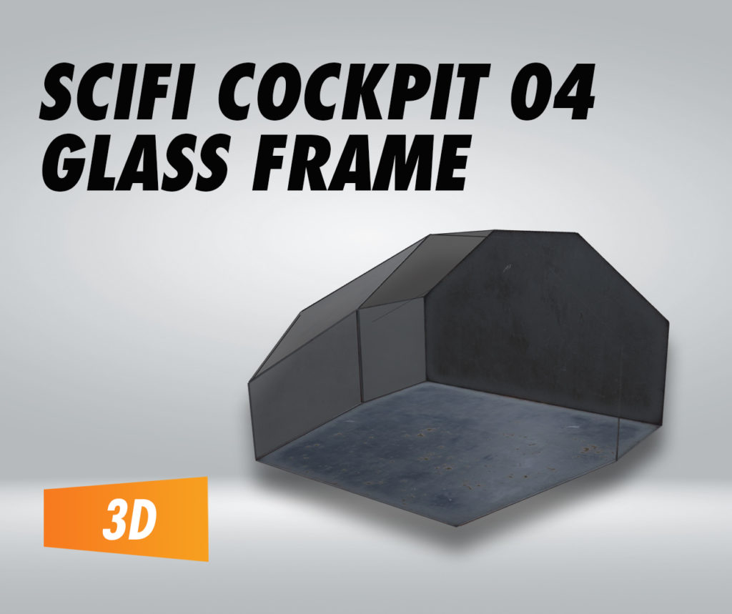 Sci-Fi Cockpit 04 Glass Frame – Filebase for Unity