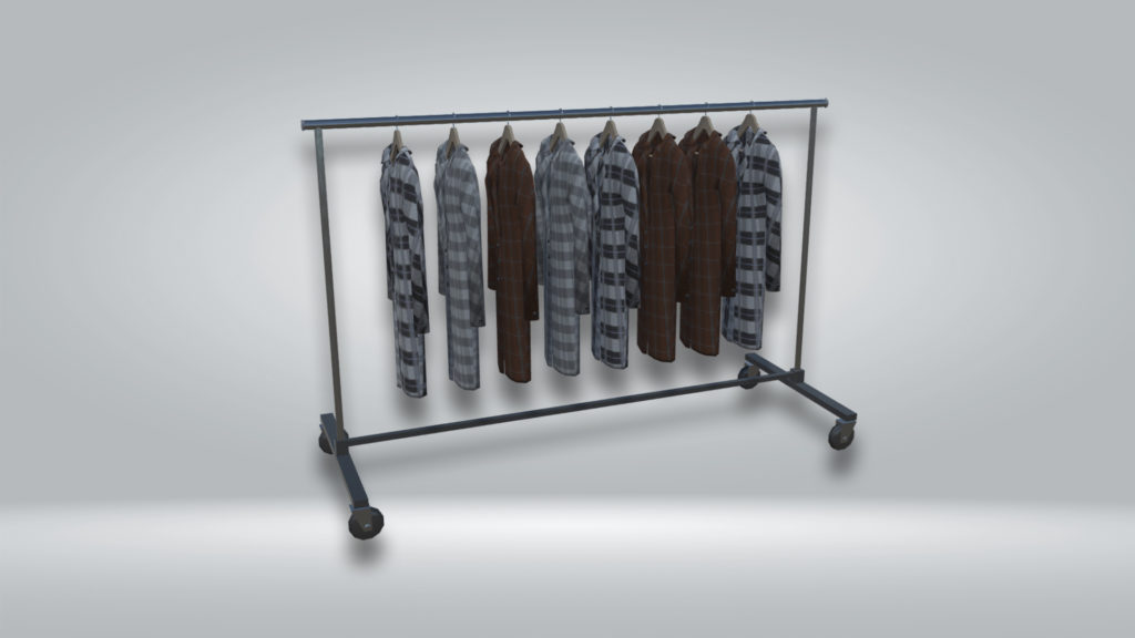 Clothing Rack 07 – Filebase for Unity