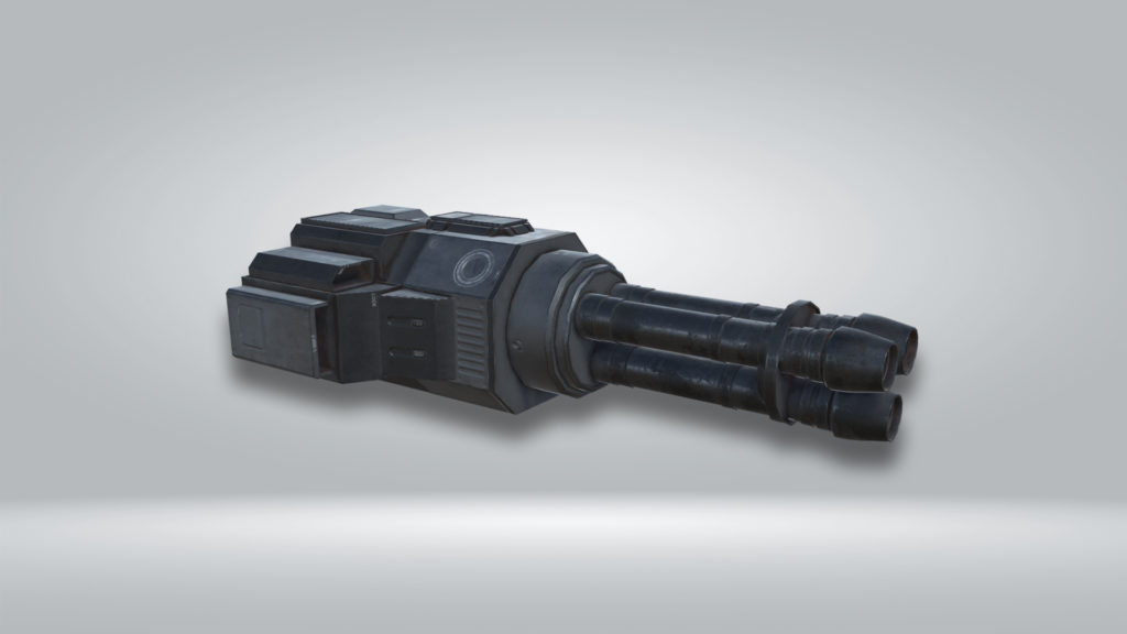 Sci-fi Minigun 01 – Filebase for Unity