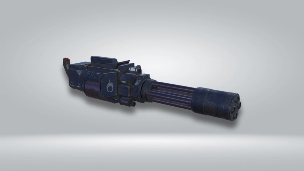 Sci-fi Minigun 02 – Filebase for Unity