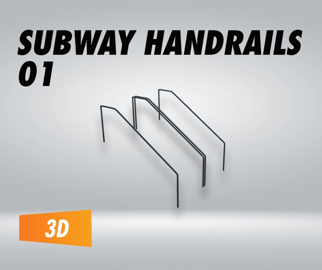 Subway Handrails 01 – Filebase for Unity