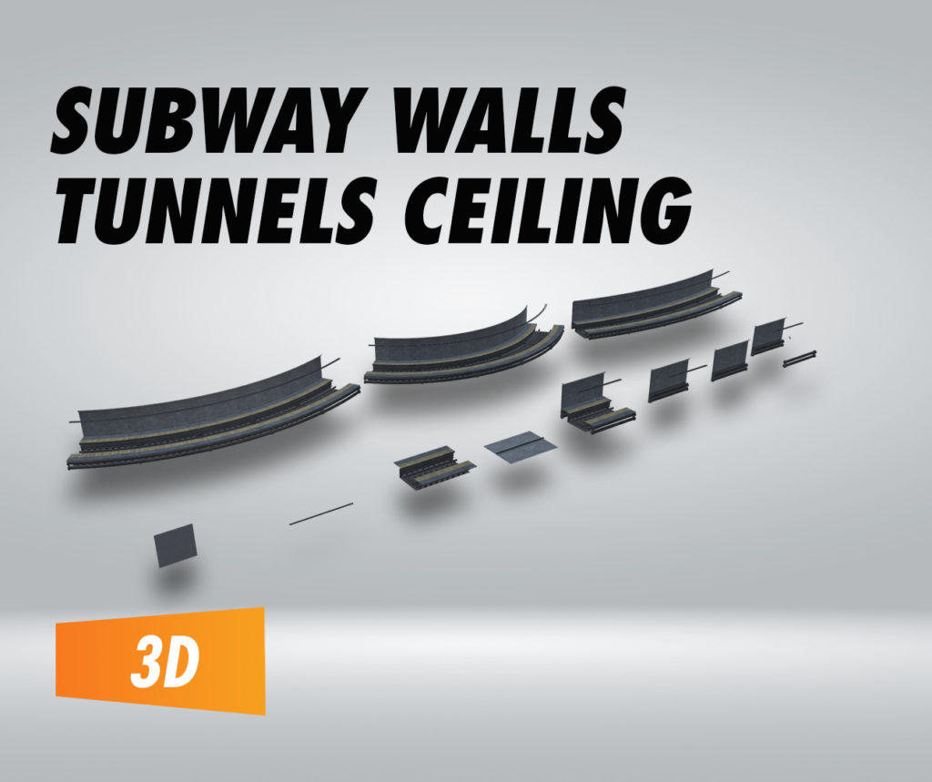 Subway Walls Tunnels Ceilings – Filebase for Unity