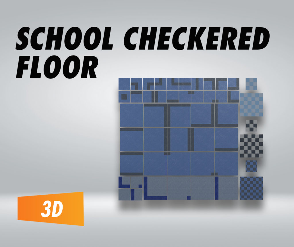 School Checkered Floor 01 – Filebase for Unity