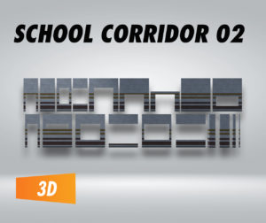 School Corridor 02 – Filebase for Unity