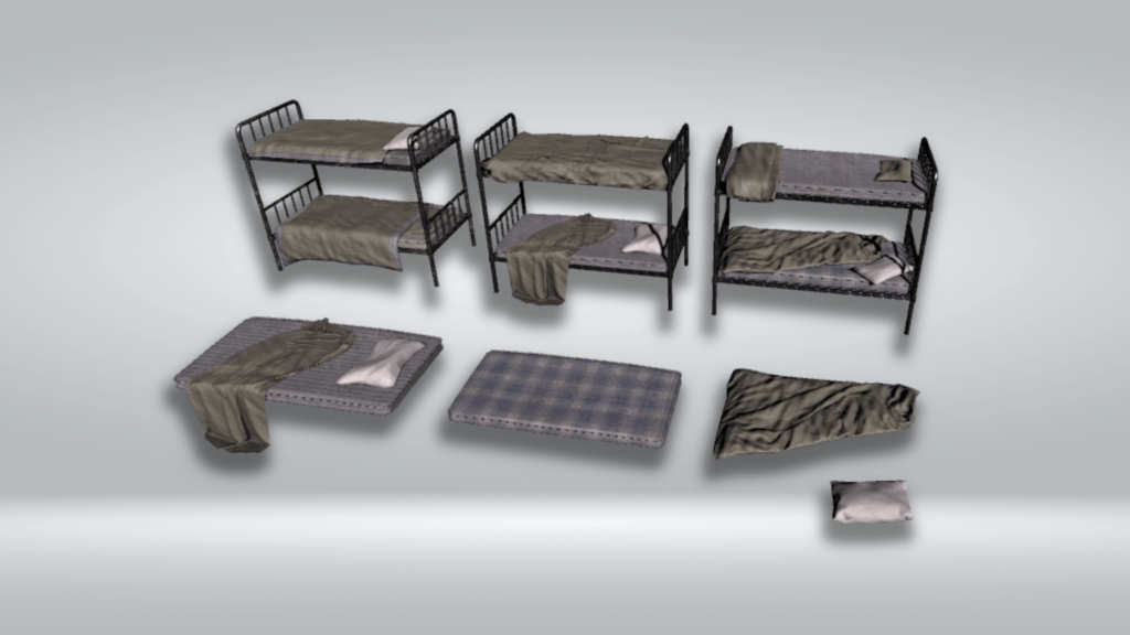 Military Dorm Beds 01 – Filebase for Unity