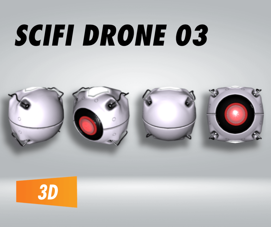 Scifi Drone 03 – Filebase for Unity