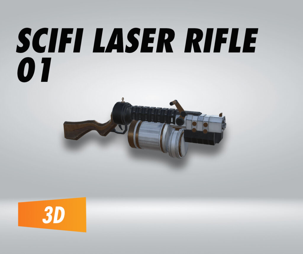 Scifi Laser Rifle 01 – Filebase for Unity