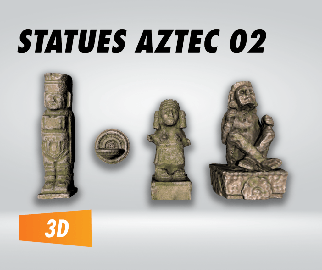 Statues Aztec 02 – Filebase for Unity
