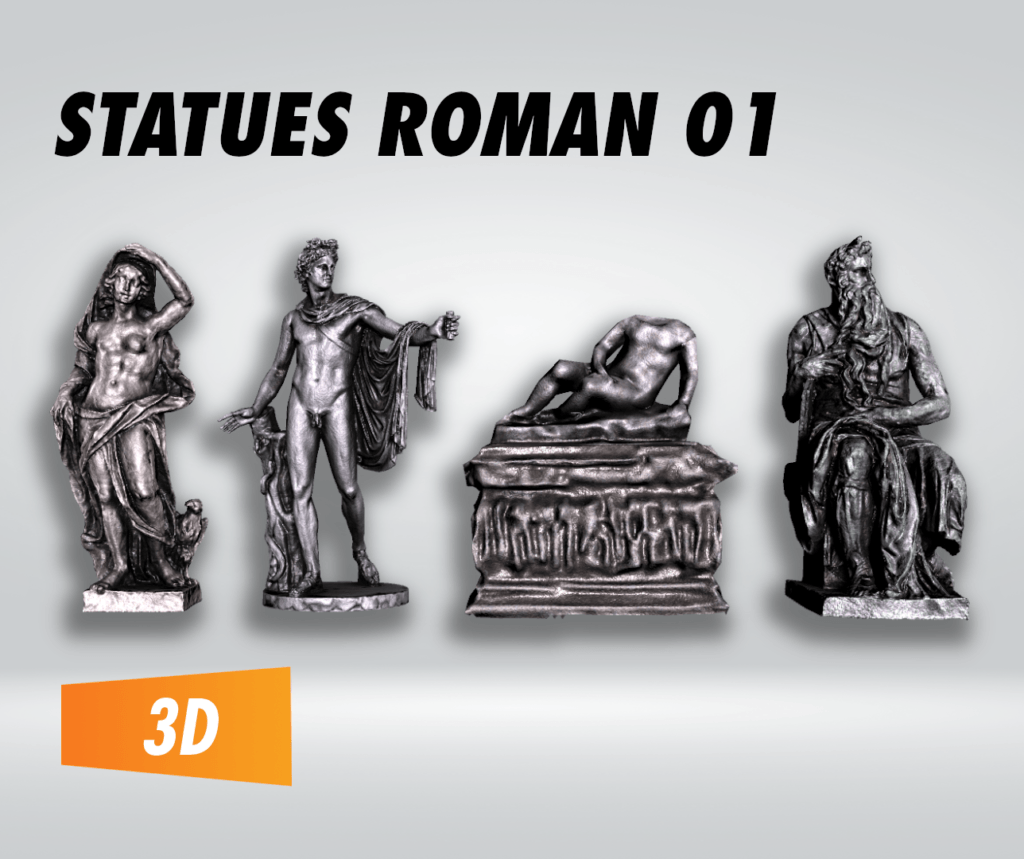 Statues Roman 01 – Filebase for Unity