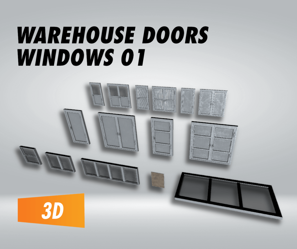 Warehouse Doors Windows 01 – Filebase for Unity