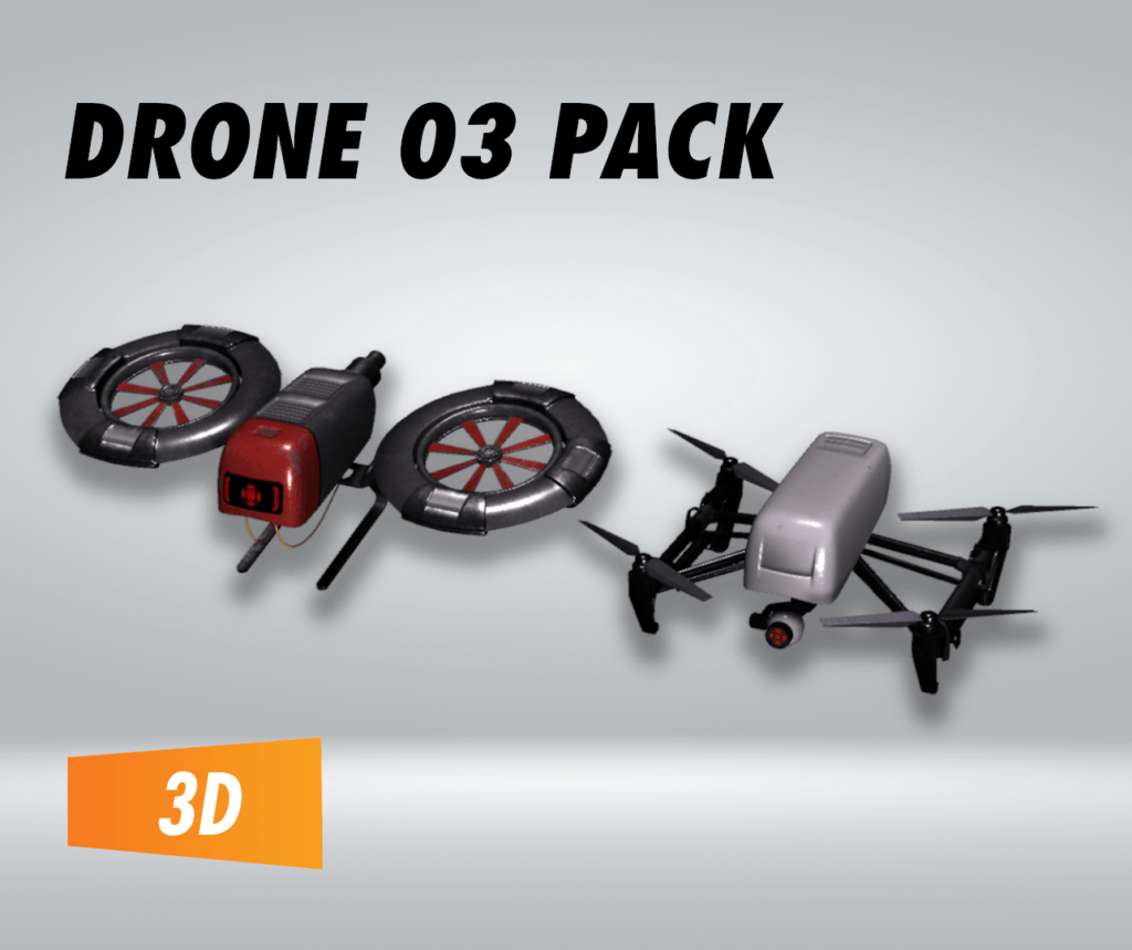 Drone 03 Pack – Filebase for Unity