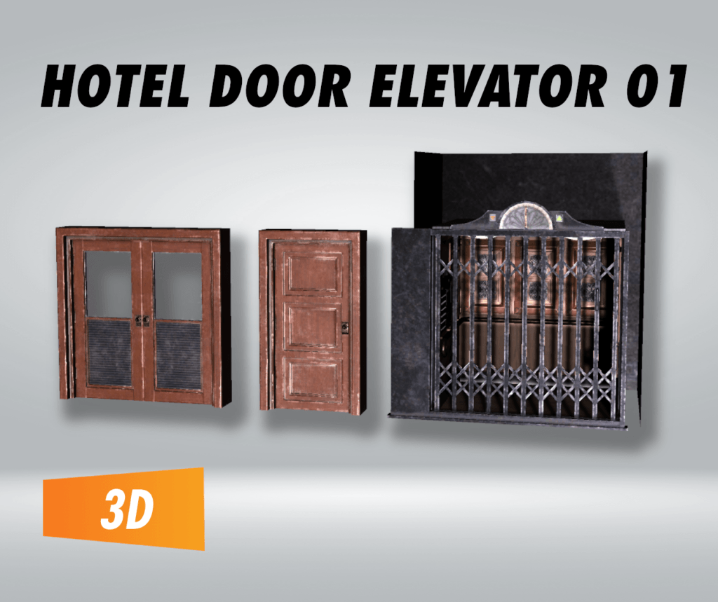 Hotel Door Elevator 01 – Filebase for Unity