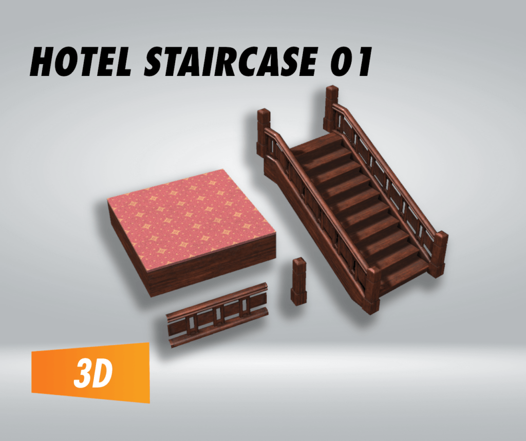 Hotel Staircase 01 – Filebase for Unity
