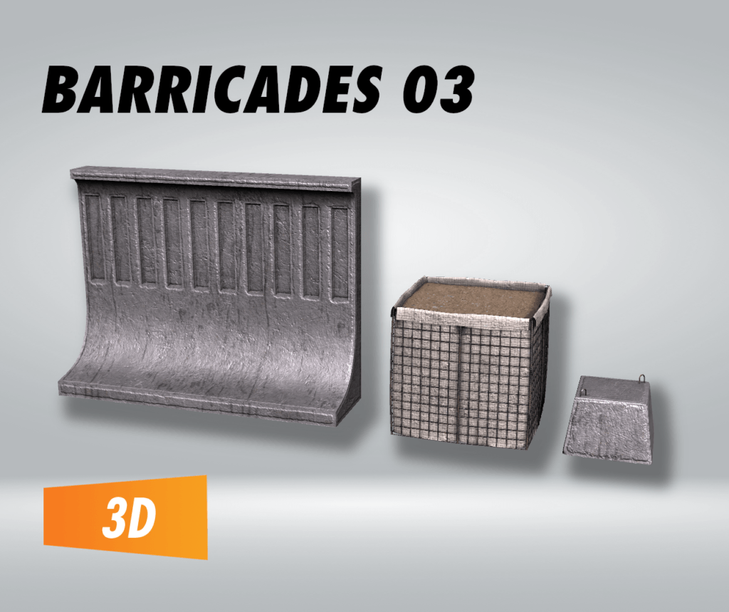 Barricades 03 – Filebase for Unity