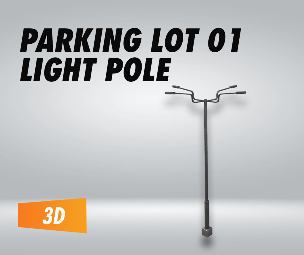 Parking Lot 01 Light Pole – Filebase for Unity
