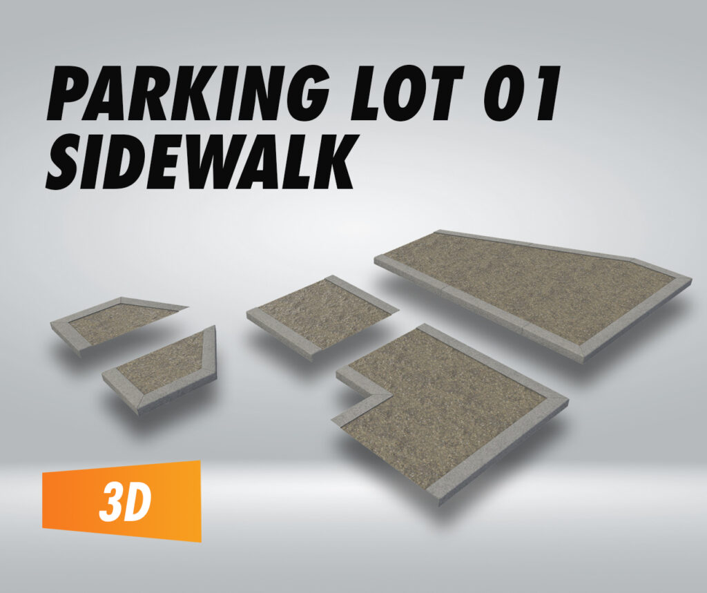 Parking Lot 01 Sidewalk – Filebase for Unity