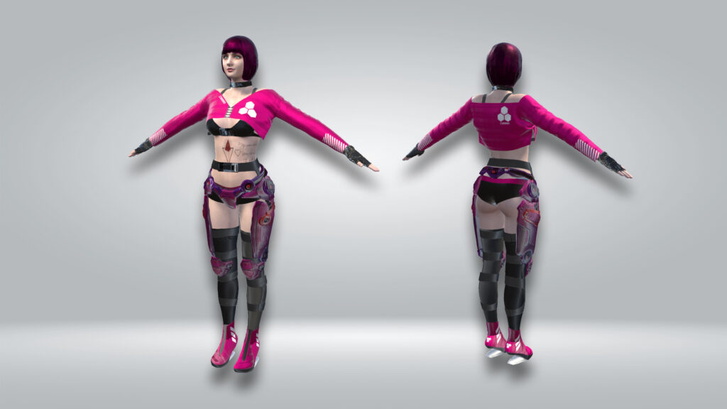 Cyberpunk Female 04 – Filebase for Unity
