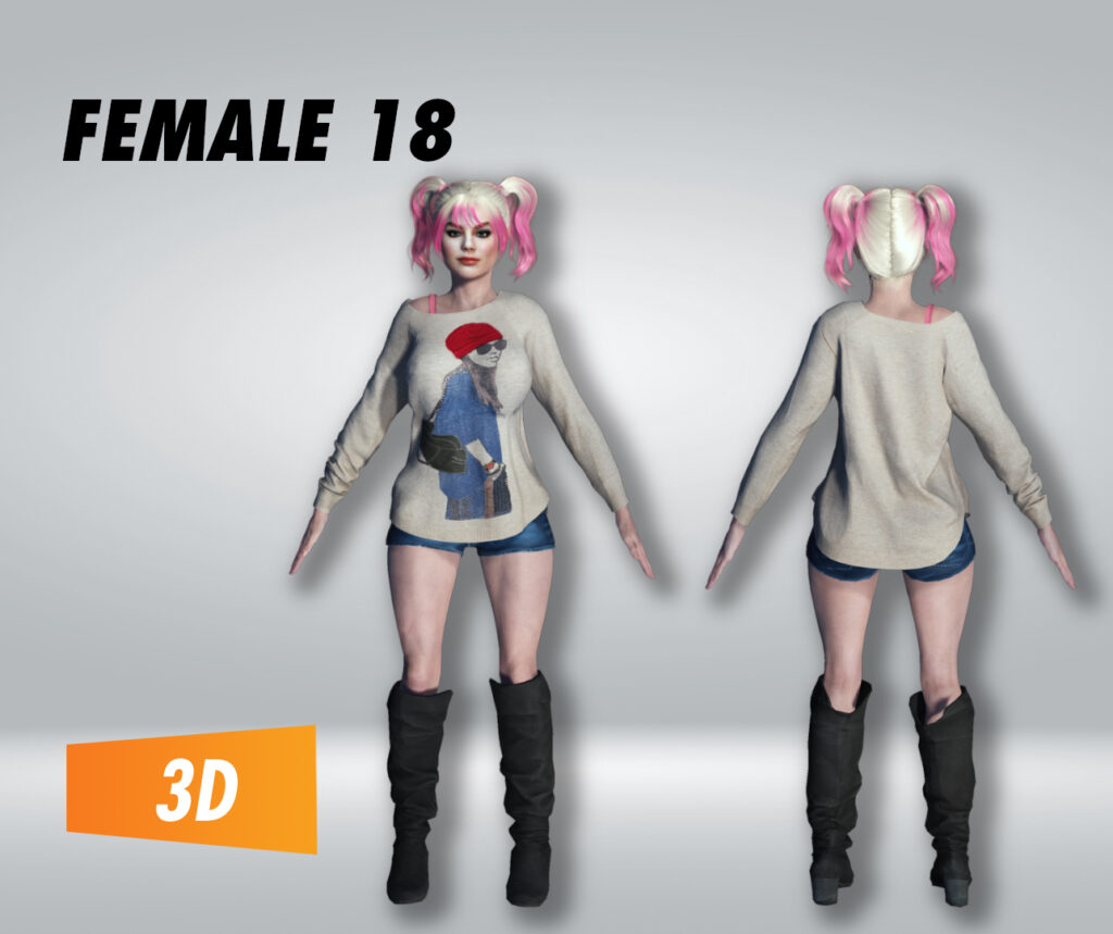 Female 18 – Filebase for Unity