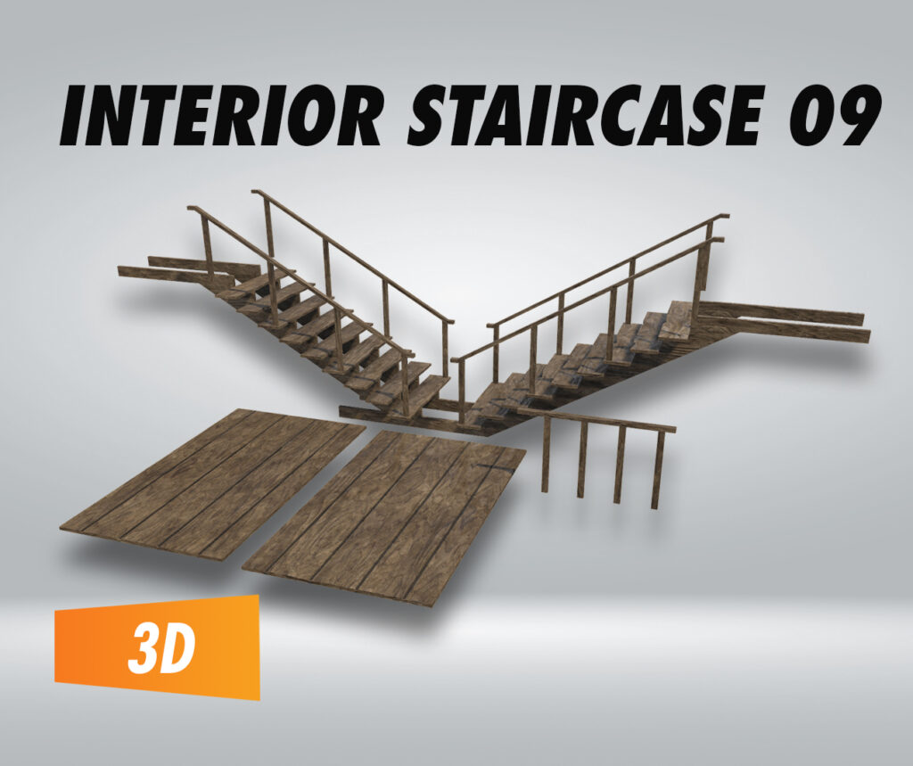 Interior Staircase 09 – Filebase for Unity