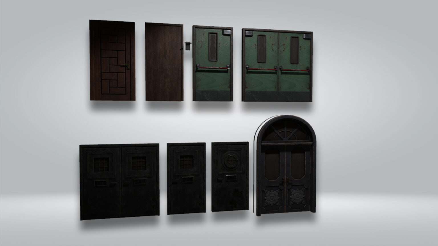 Psych Ward Doors 01 – Filebase for Unity