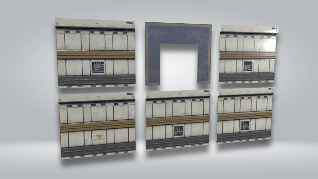 Scifi Corridor Walls 01 – Filebase for Unity
