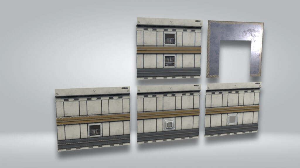 Scifi Corridor Walls 01 – Filebase for Unity