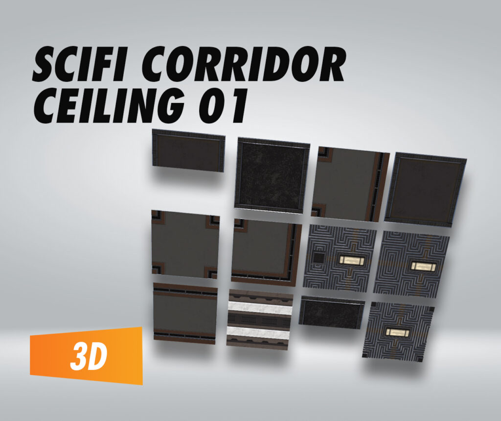 Scifi Corridor Ceiling 01 – Filebase for Unity