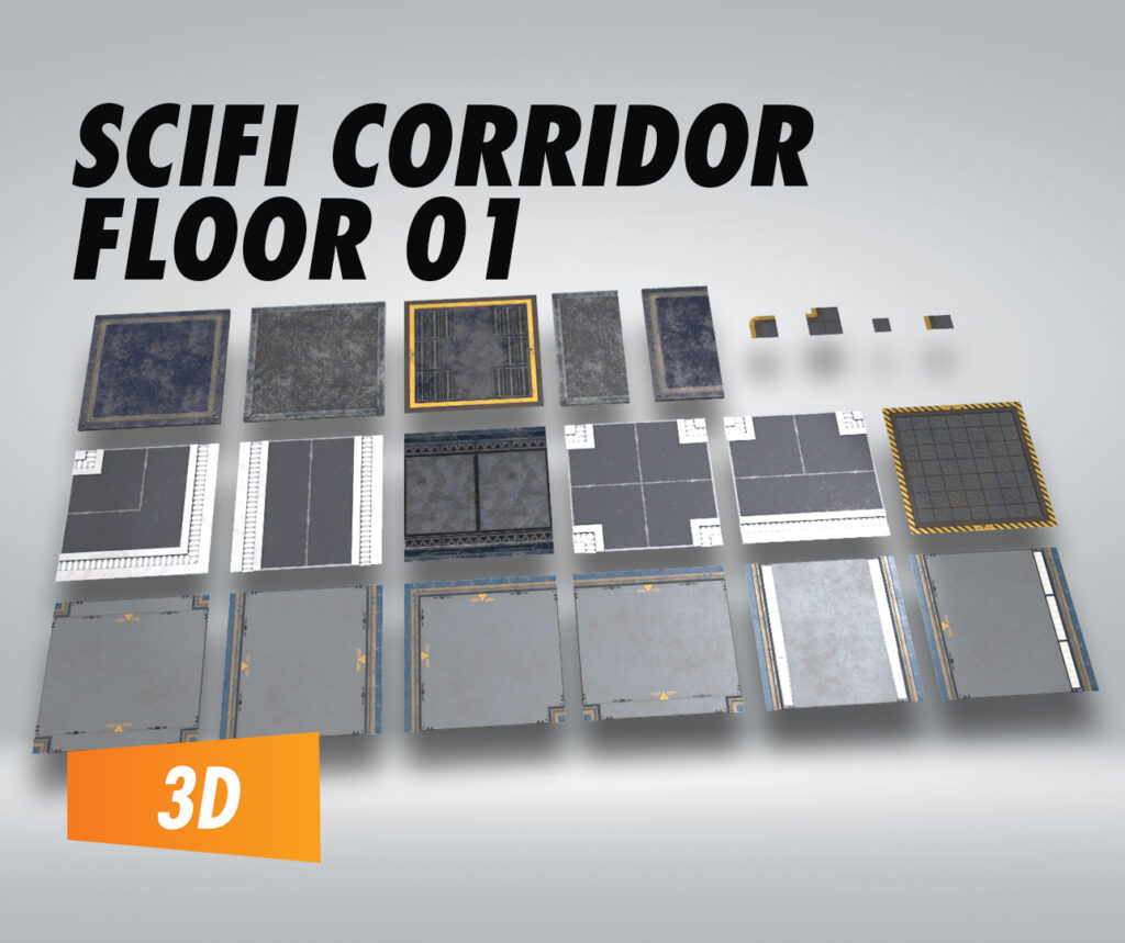 Scifi Corridor Floor 01 – Filebase for Unity