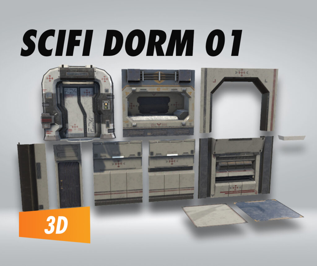 Scifi Dorm 01 – Filebase for Unity