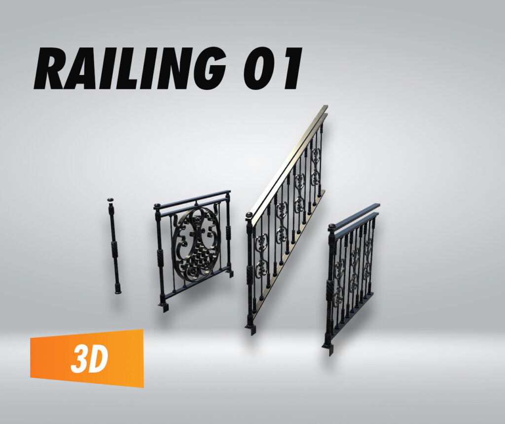 Railing 01 – Filebase for Unity