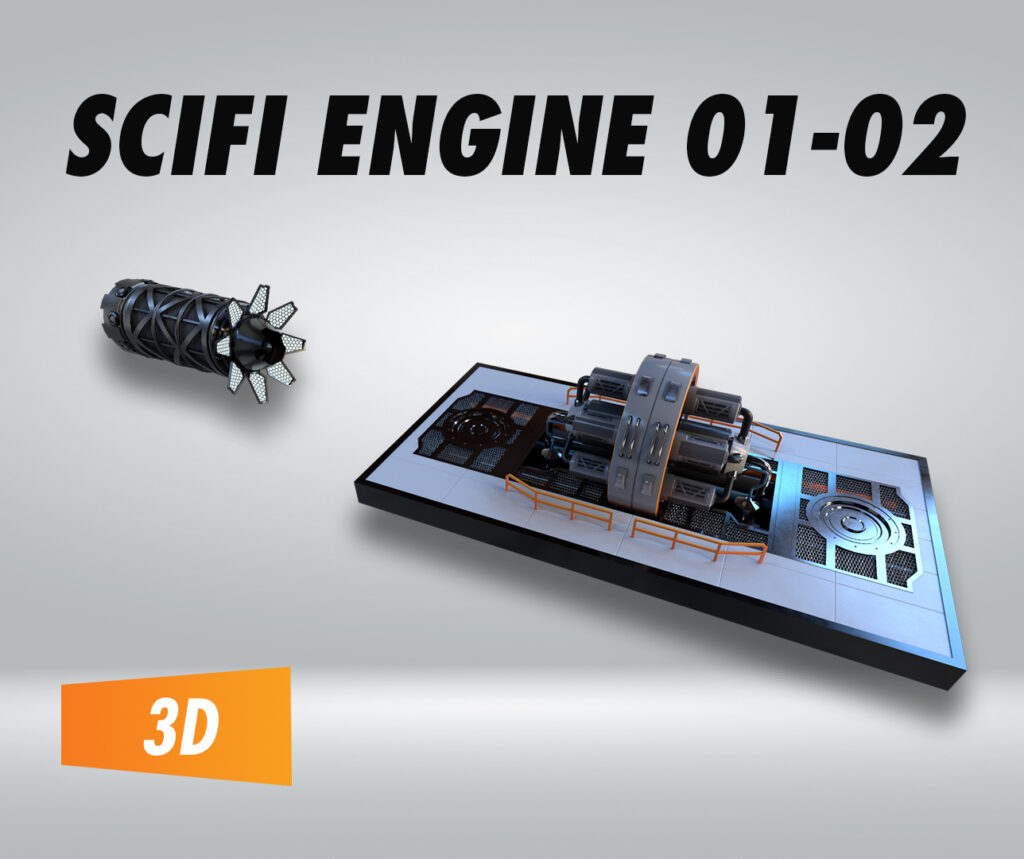 Scifi Engine 01-02 – Filebase for Unity