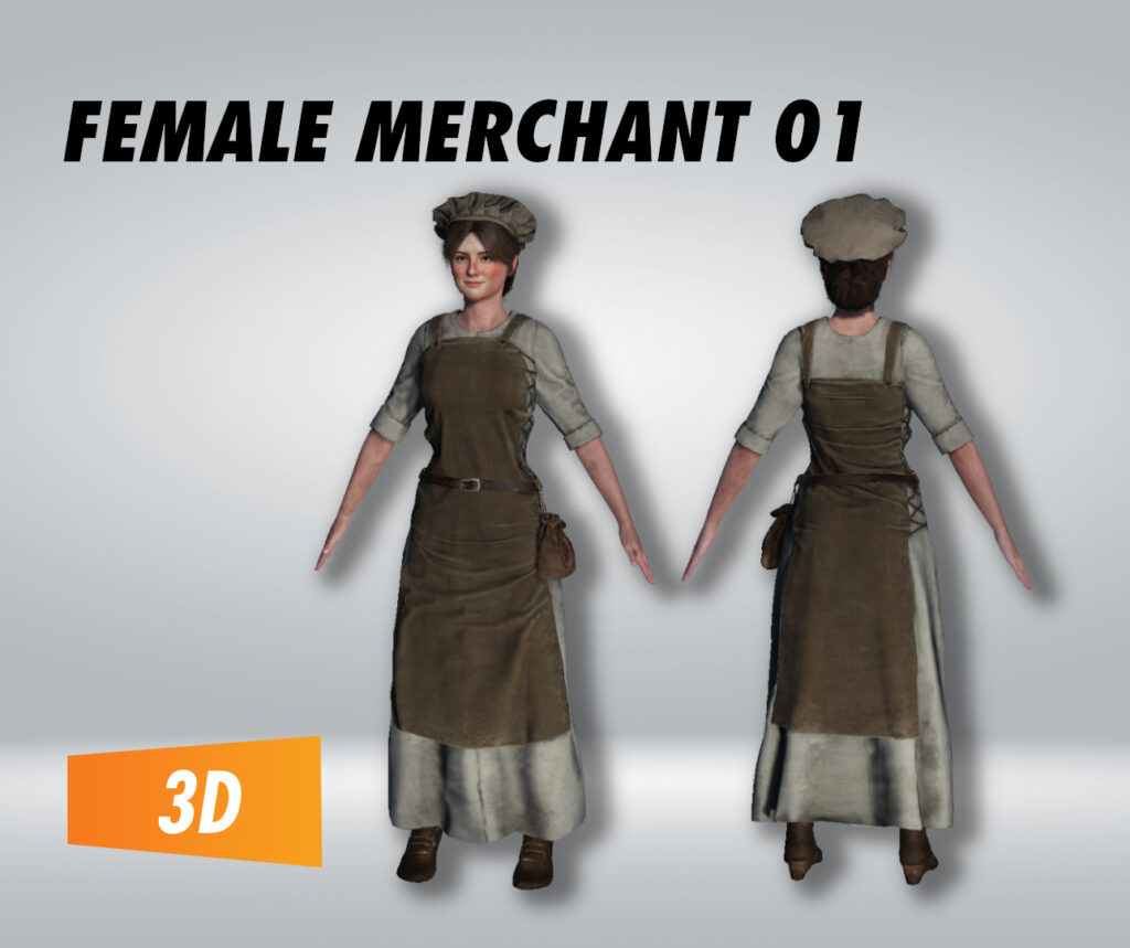 Female Merchant 01 – Filebase for Unity