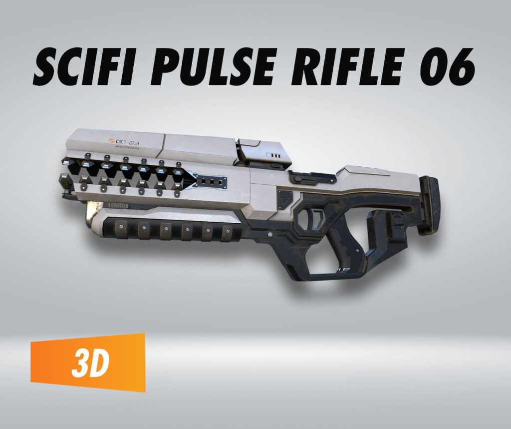 Scifi Pulse Rifle 06 – Filebase for Unity