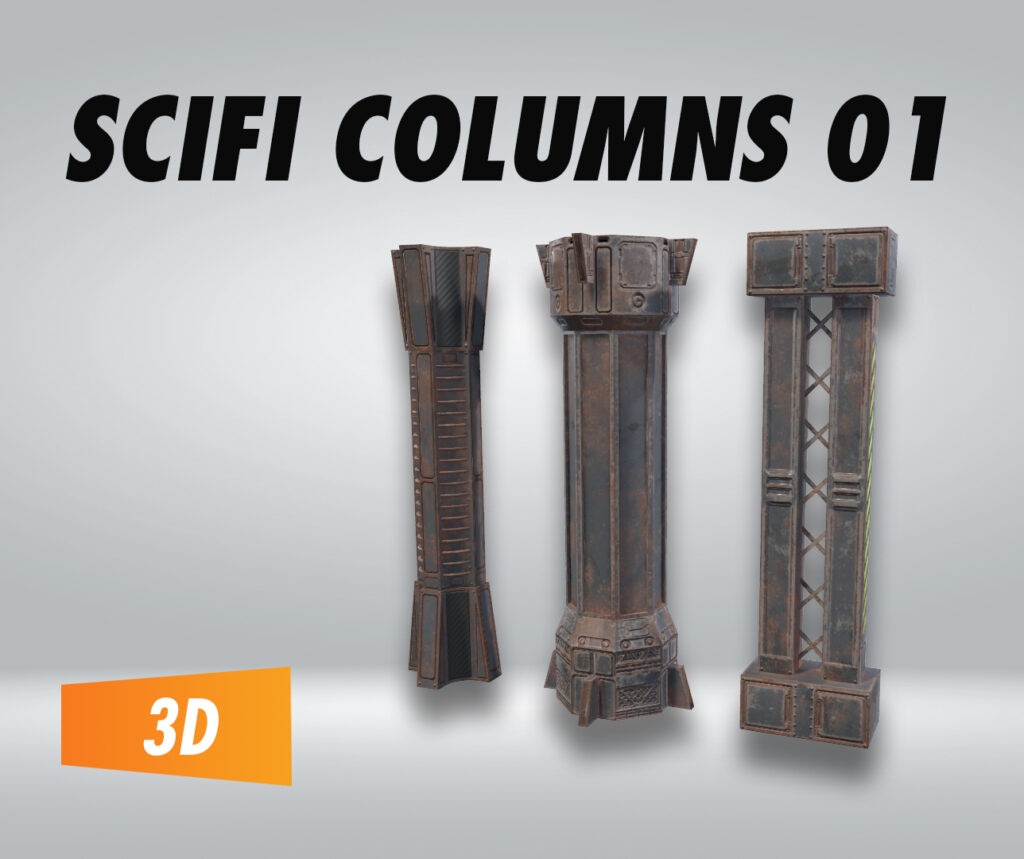 Scifi Column 01 – Filebase for Unity