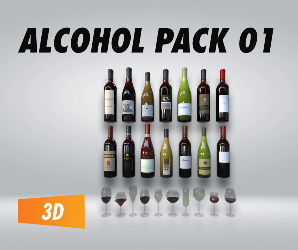 Alcohol Pack 01 – Filebase for Unity