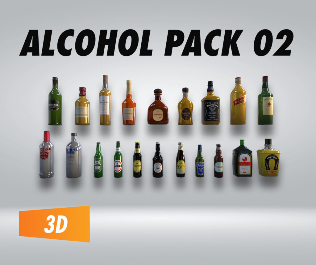 Alcohol Pack 02 – Filebase for Unity