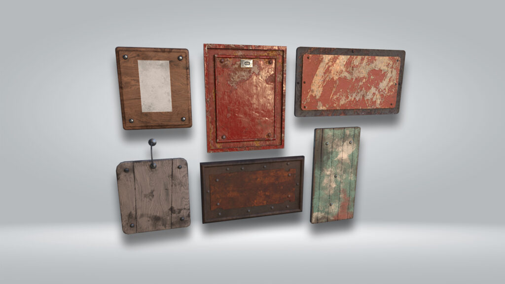 Room Number Plate Pack 01 – Filebase for Unity