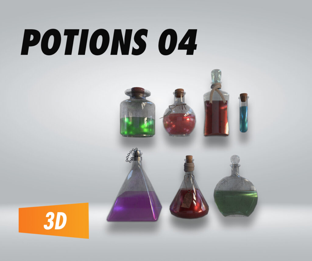 Potions Pack 04 – Filebase for Unity